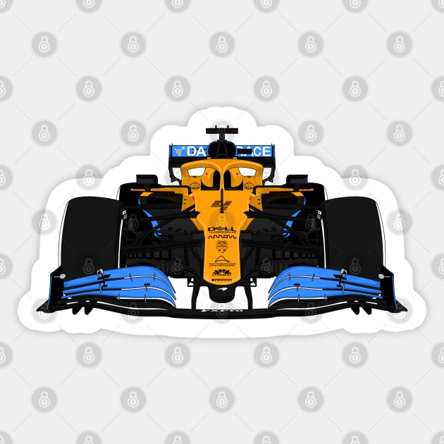 MCLAREN F1 CAR Mclaren F1 Car Formula 1 Sticker TeePublic